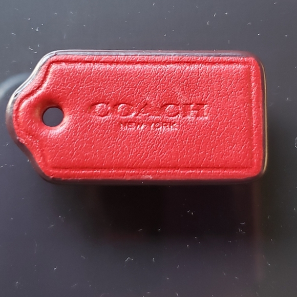 Coach | Accessories | Coach Red Hang Tag For Bags | Poshmark